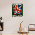 Britishers Enlist Today Poster | Zazzle