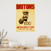 Britons Wants You, Lord kitchener Poster | Zazzle
