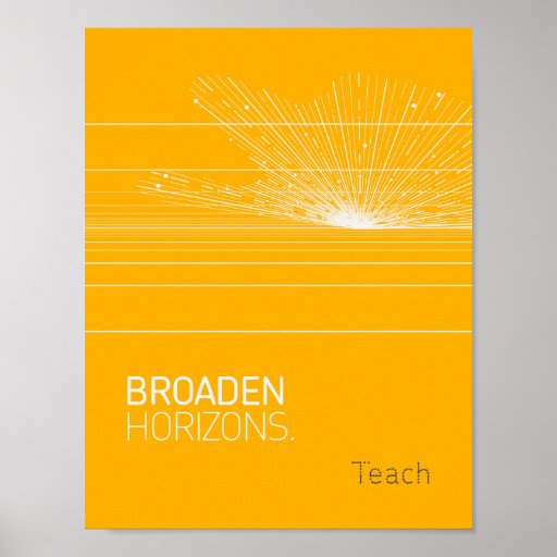 "Broaden" Poster | Zazzle
