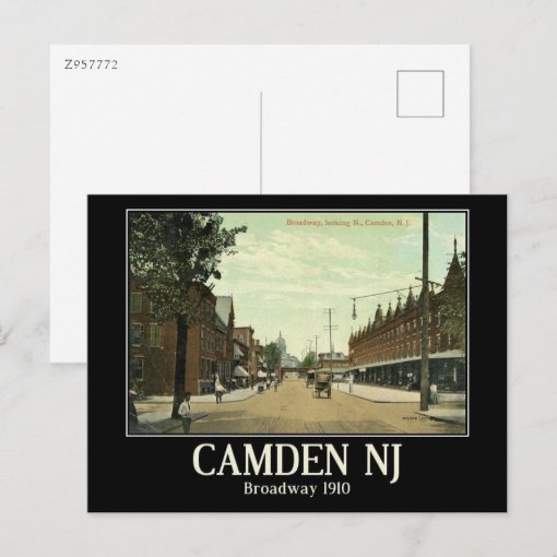 Broadway, Camden, New Jersey, Vintage Postcard | Zazzle