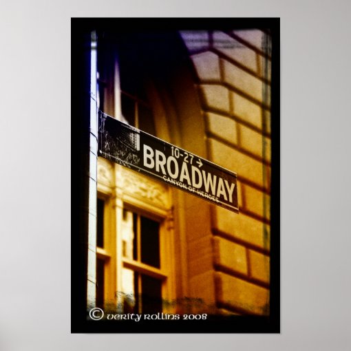 Broadway Poster | Zazzle