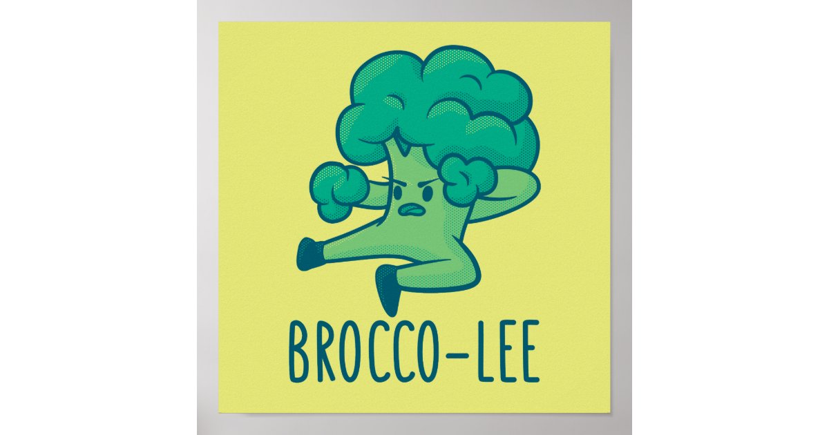 Broccoli Brocco-Lee Poster | Zazzle