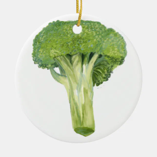 broccoli ceramic ornament | Zazzle