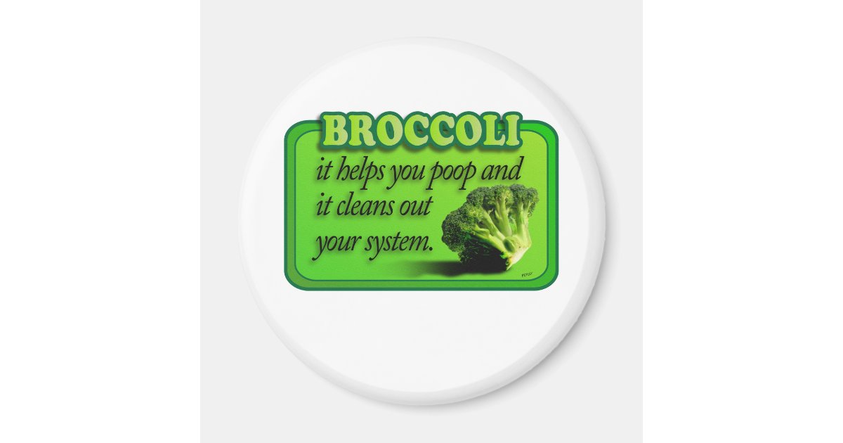 broccoli copy magnet | Zazzle