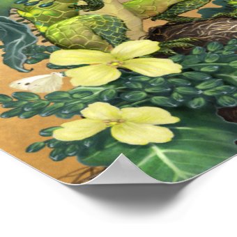 Broccoli Dragon 11x14 (4x6 and up) Poster | Zazzle