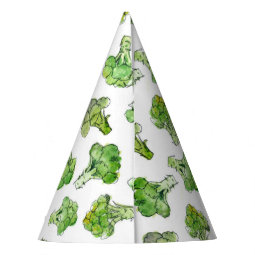 broccoli - scattered party hat | Zazzle