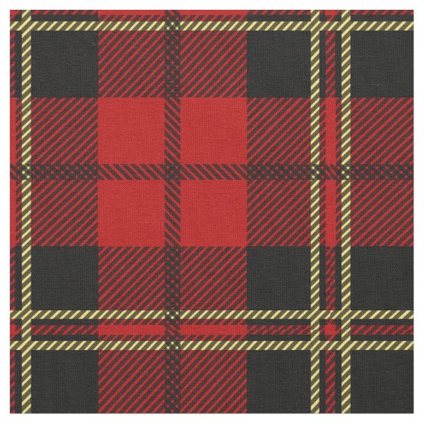 Clan Murray Scottish Tartan Plaid Fabric 2 | Zazzle