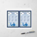 Brody Whale Nautical Baby Shower Purse Game | Zazzle