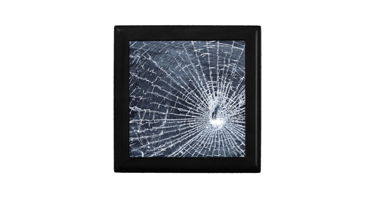 Broken Glass Gift Box | Zazzle