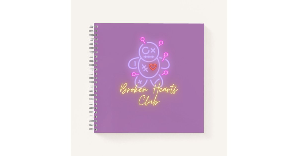 Broken Hearts Club Burnbook Notebook | Zazzle