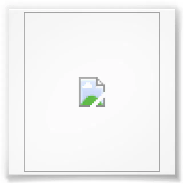Broken Internet Image Icon Photo Print | Zazzle