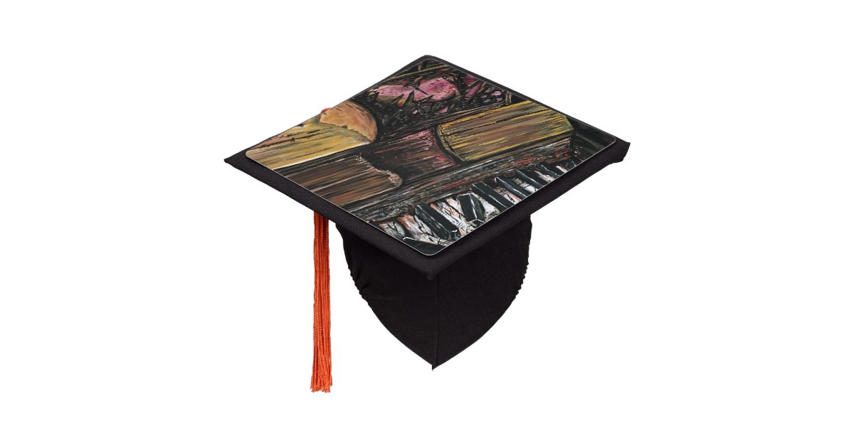 Broken Piano Graduation Cap Topper | Zazzle