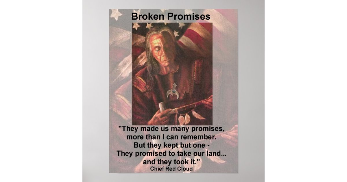 broken promises poster | Zazzle