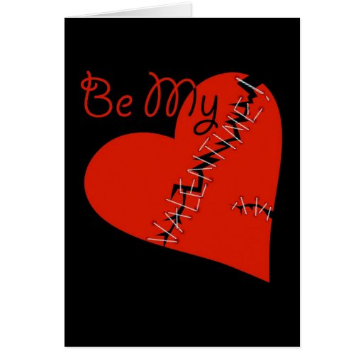 Broken Valentine's heart Card | Zazzle