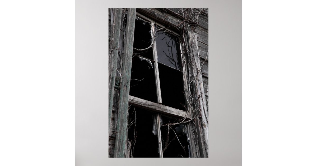 broken window poster | Zazzle