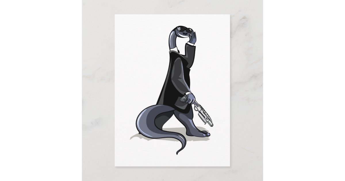 Brontosaurus Dressed As A Movie Character. Postcard | Zazzle
