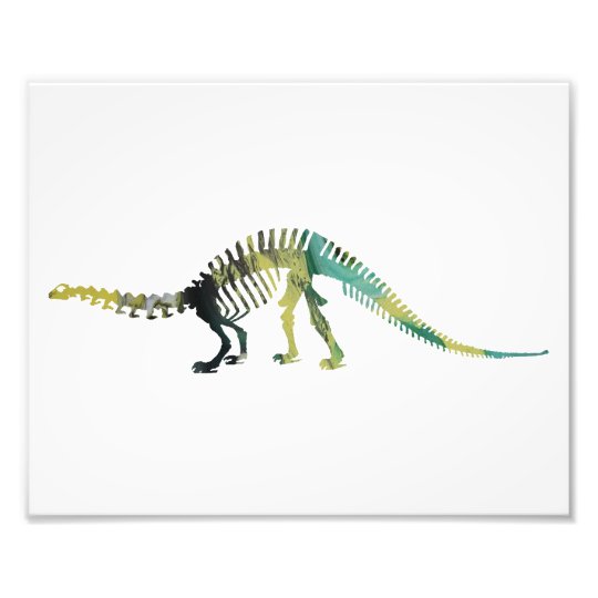 brontosaurus skeleton photo print | Zazzle.com