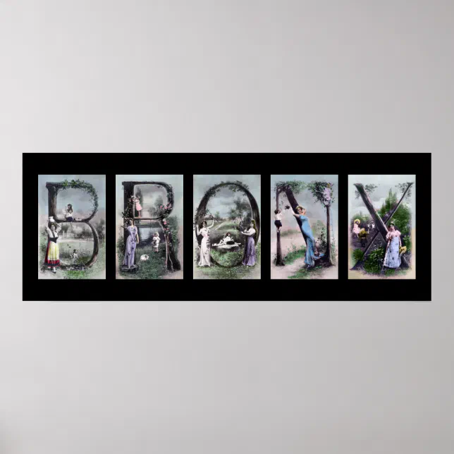 BRONX Alphabet Letter Poster Art | Zazzle