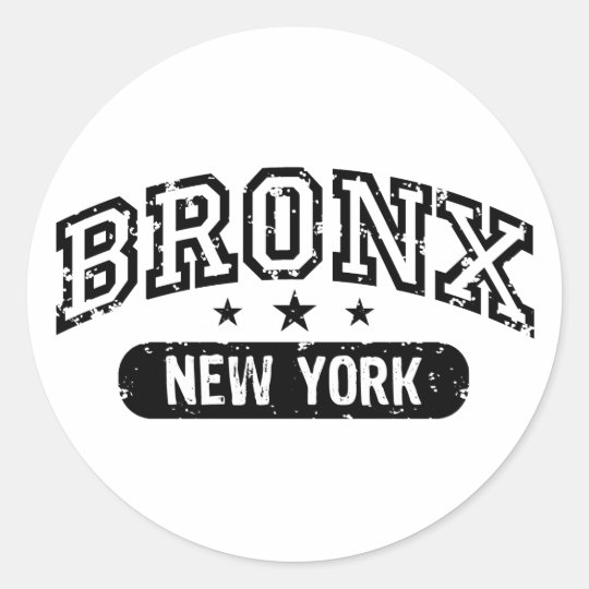 Bronx Classic Round Sticker | Zazzle.com