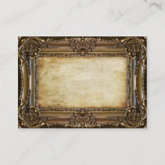 Bronze Frame - Business Card | Zazzle