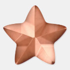 Gold Star Star Shape Sticker Template | Zazzle.com
