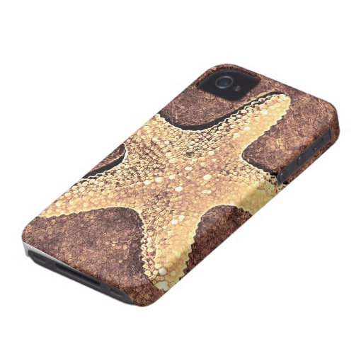 Bronze Starfish iPhone 4 Case | Zazzle