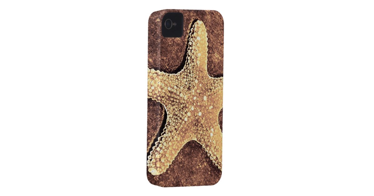 Bronze Starfish iPhone 4 Case | Zazzle