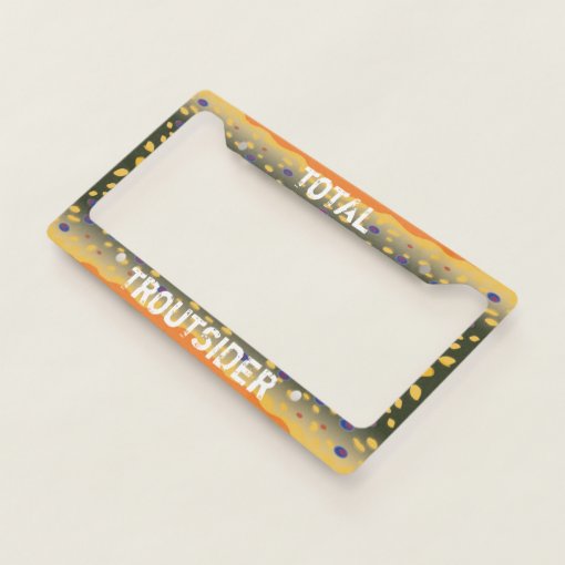 Brook Trout License Plate Frame | Zazzle
