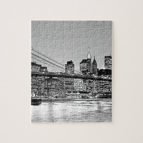 Brooklyn Bridge New York City Jigsaw Puzzle | Zazzle.com