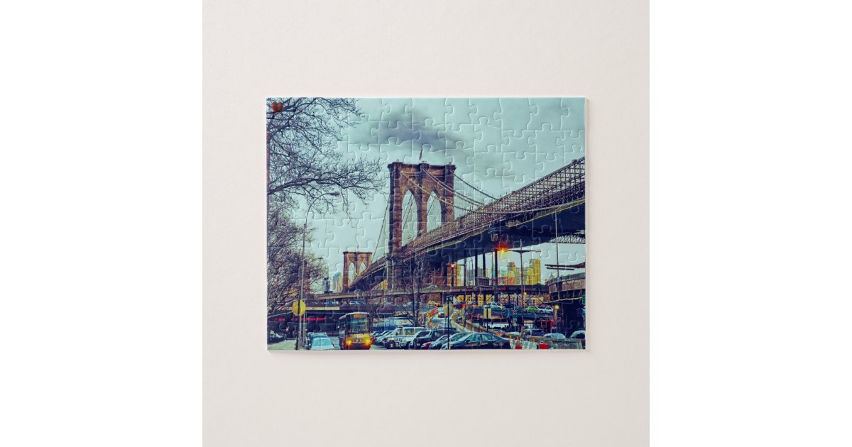 Brooklyn Bridge New York. Jigsaw Puzzle | Zazzle