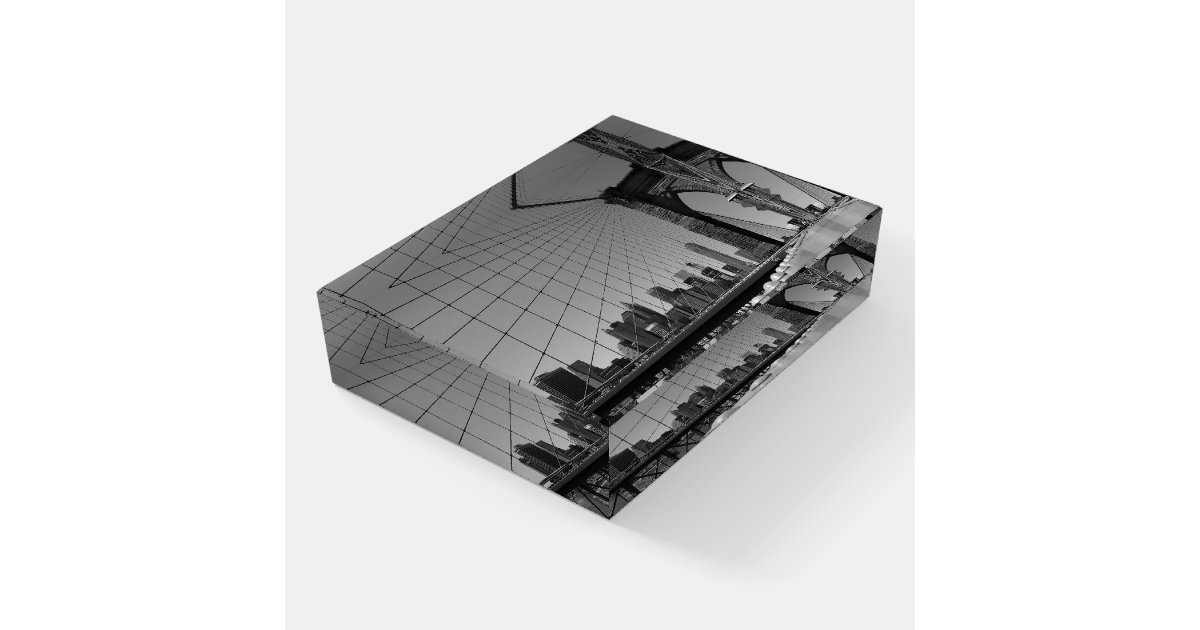 Brooklyn bridge paperweight | Zazzle