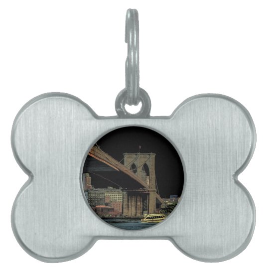 Brooklyn Bridge Pet Name Tag | Zazzle.com