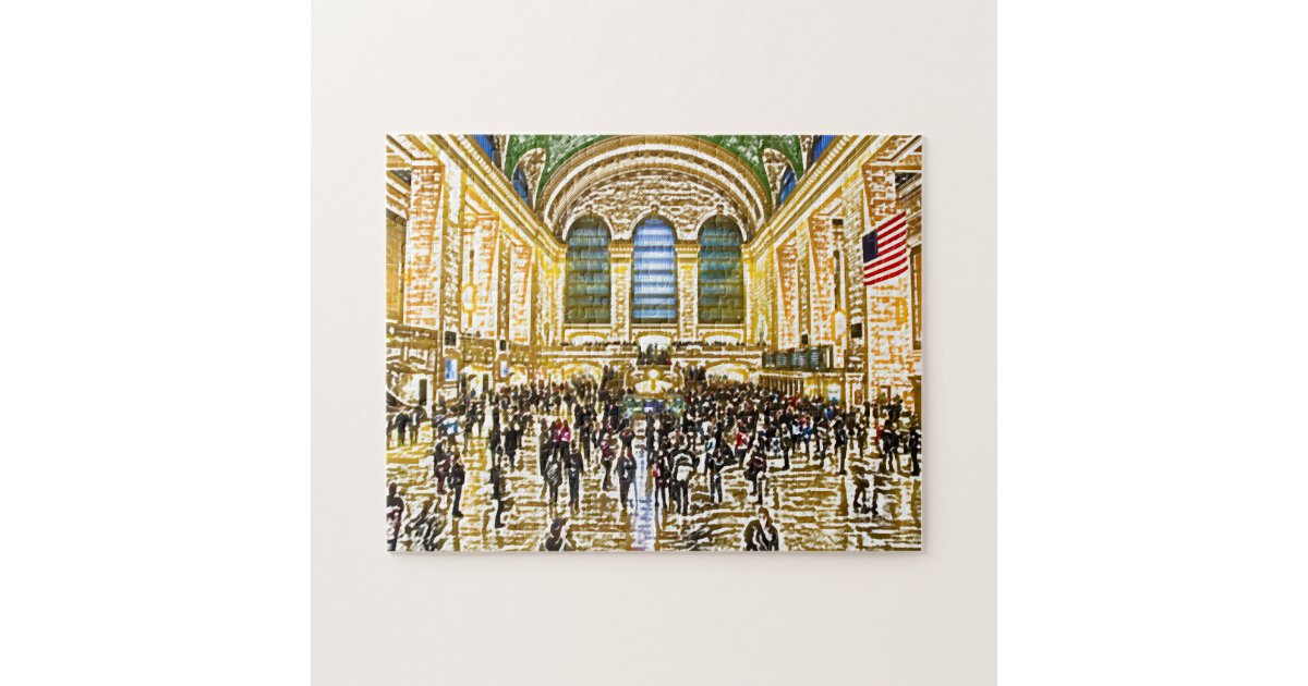 Brooklyn Grand Central Station. Jigsaw Puzzle | Zazzle