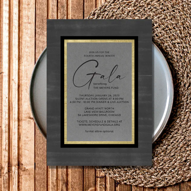 Brooklyn Modern Gala Invitation | Zazzle