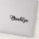 Brooklyn Name - Handwritten Calligraphy Sticker | Zazzle