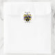 BROOKS FAMILY CREST - BROOKS COAT OF ARMS CLASSIC ROUND STICKER | Zazzle