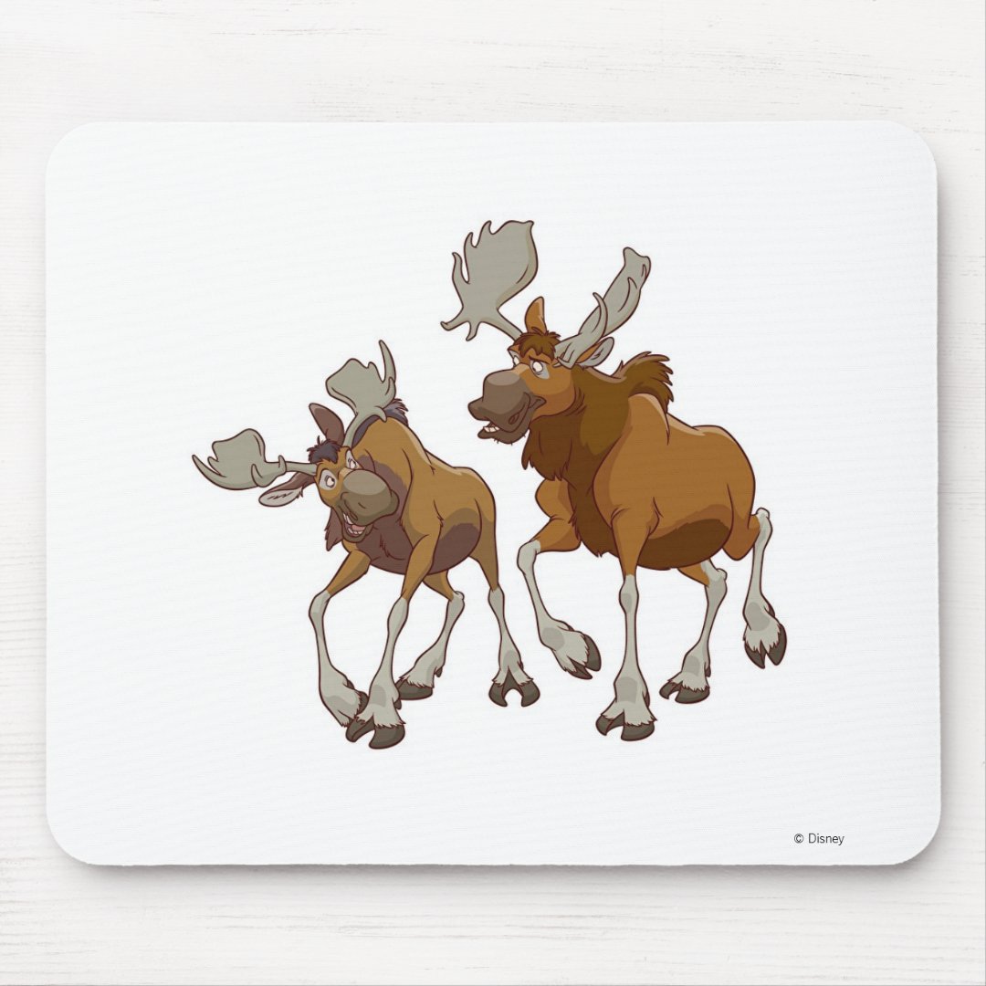 Brother Bear Rutt and Tuke walking Disney Mouse Pad | Zazzle