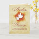 Brother, Confirmation Congratulations Dove Card | Zazzle
