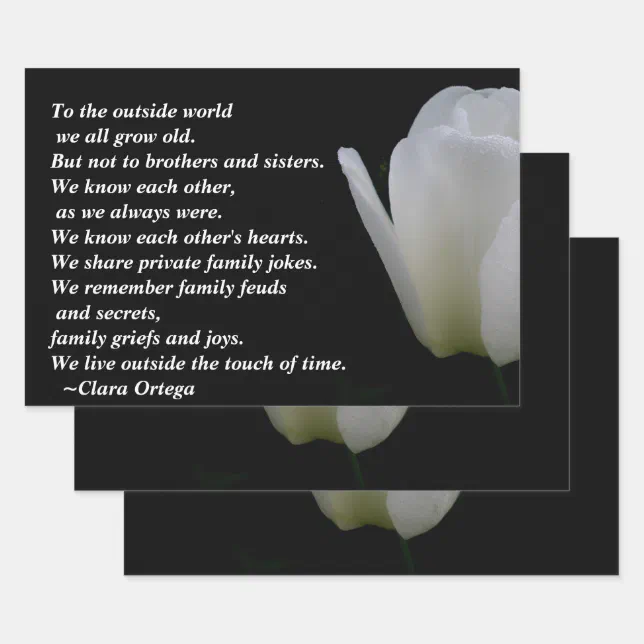 Brother / Sister birthday Wrapping Paper Sheets | Zazzle