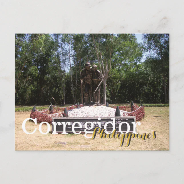 Brothers at Arms Corregidor Bataan Philippines Postcard | Zazzle