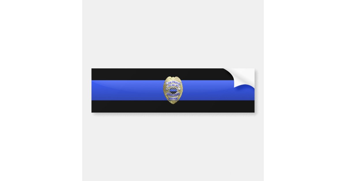 Brothers Keeper Badge Bumper Sticker | Zazzle