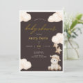Brown Baby Shower Invitation, Easy Edit Invite | Zazzle