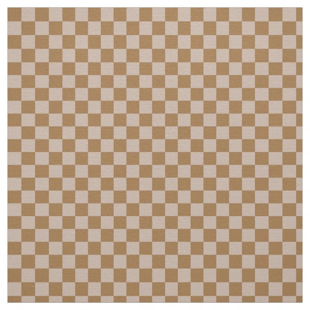 Gingham Check Print Fabric | Zazzle