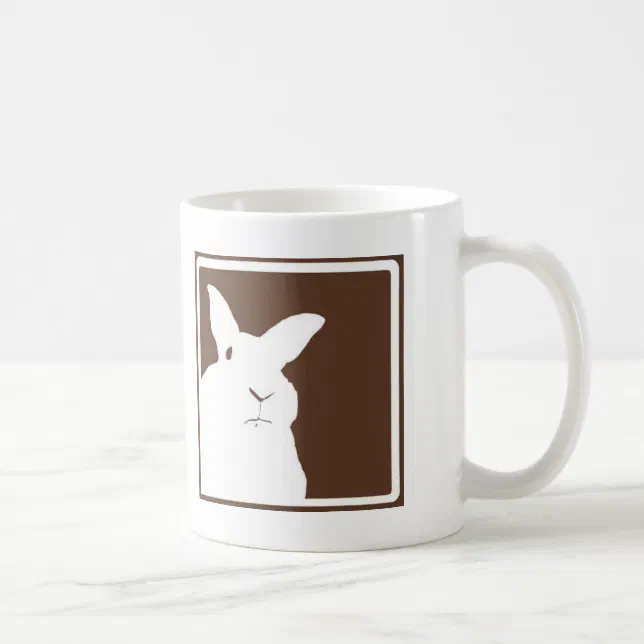 Brown Disapproving Rabbits Mug | Zazzle