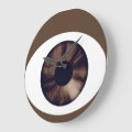 Brown Eye Dark Skin Acrylic Wall Clock | Zazzle