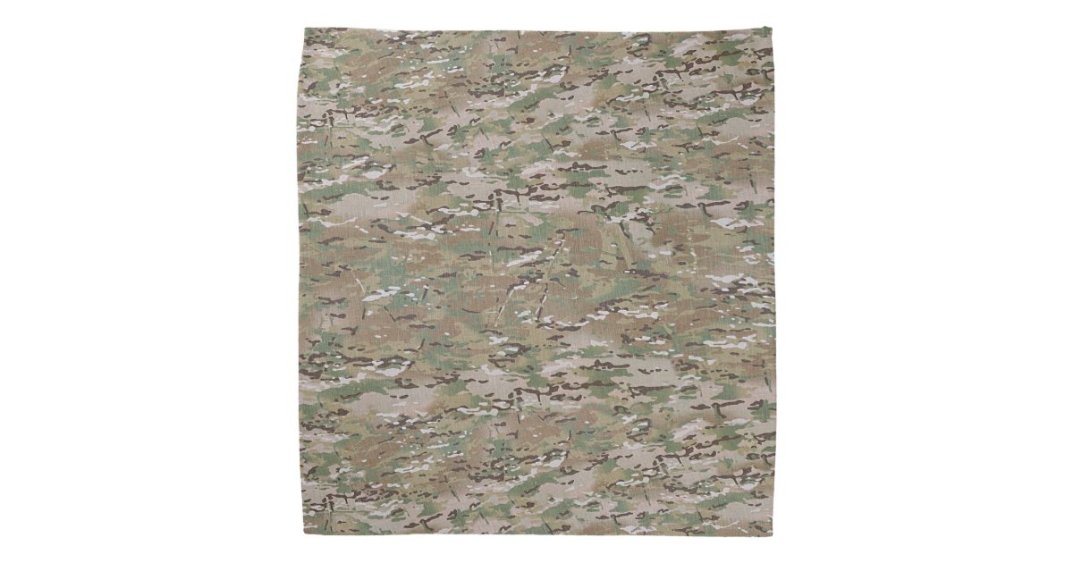 Brown Hunting Camo Pattern Bandana | Zazzle.com
