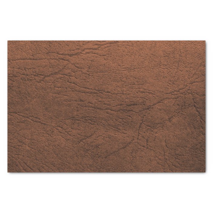 Brown Leather Look Tissue Paper | Zazzle.com