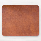 Brown leather mouse pad | Zazzle
