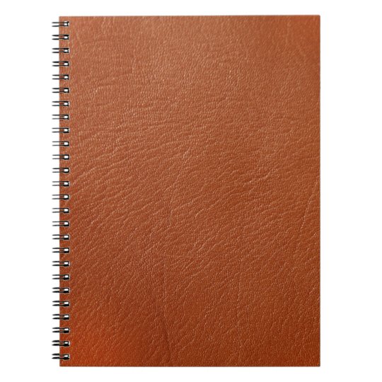 Brown Leather Notebook | Zazzle.com