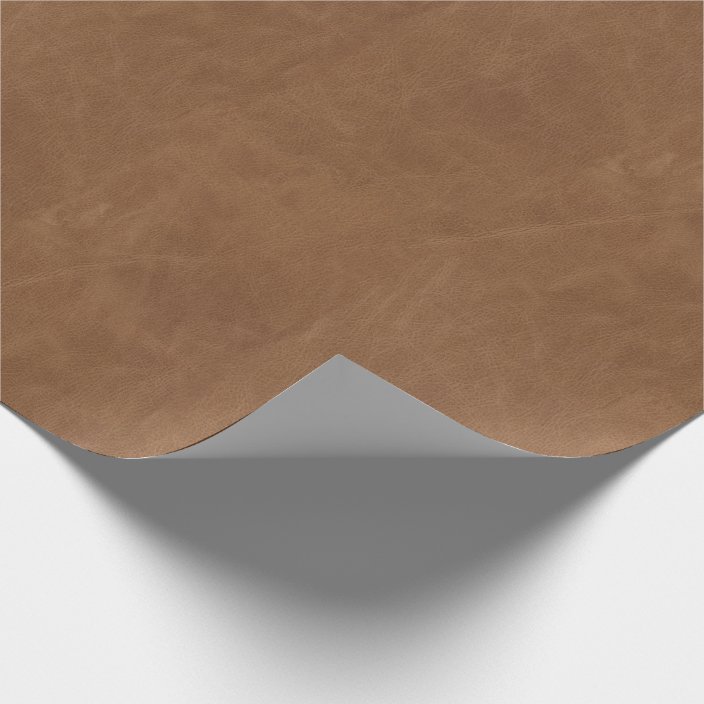 Brown Leather Texture Decoupage Wrapping Paper | Zazzle.com